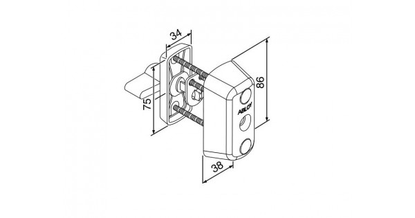 Купить Цилиндр Abloy СY066C CR Classic Профильный (ключ+вертушка) в г ...